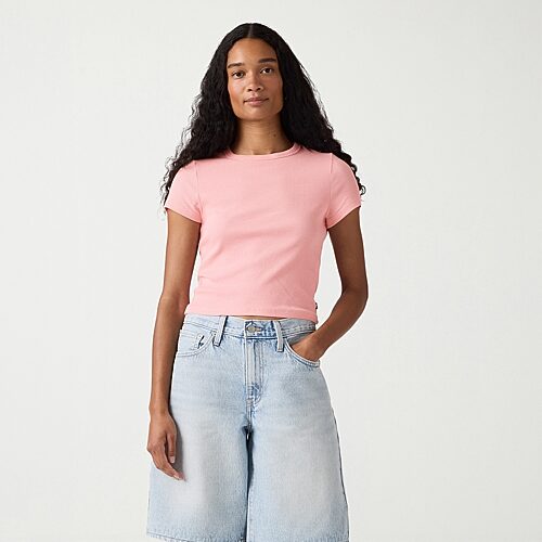 Click here for Levis Womens Hayes Cropped Tee  X-large  Black prices