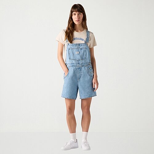 Click here for Levis Sleeveless Womens Shortalls  X-large  Blue prices