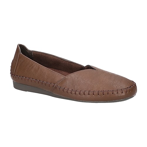 Easy Street Amity Slip-On Flats - Brown
