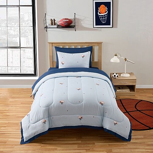 Click here for Sweet Home Collection Basketball Cozy Kids Bedding... prices