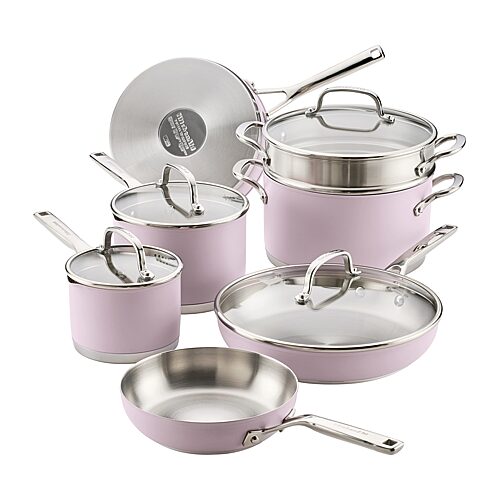 Click here for KitchenAid Stainless Steel 3-Ply 11-pc. Cookware S... prices