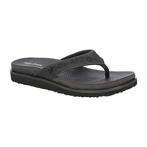 Click here for Easy Street Womens Wanderlust Thong Sandals - Blac... prices