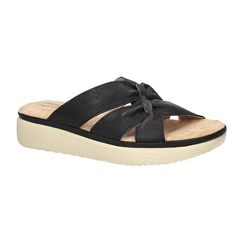 Click here for Easy Street Womens Mickey Woven Slide Sandals - Bl... prices