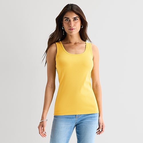 Click here for St. Johns Bay Womens Scoop Neck Sleeveless Tank To... prices