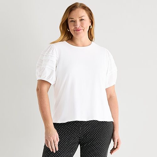Click here for Liz Claiborne Womens Plus Round Neck Short Sleeve... prices