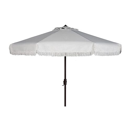 Click here for Safavieh Fabia Fringe 9 Ft Crank Umbrella prices
