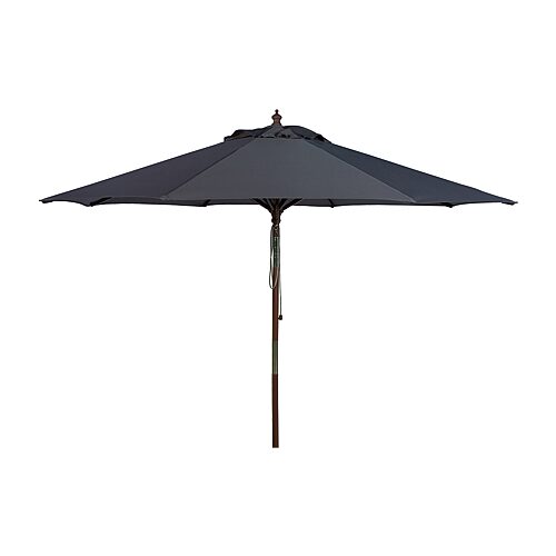 Click here for Cannes 9 Wooden Umbrella - Grey prices