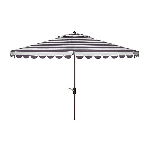 Click here for Vienna 11 Crank Umbrella - Black  White prices
