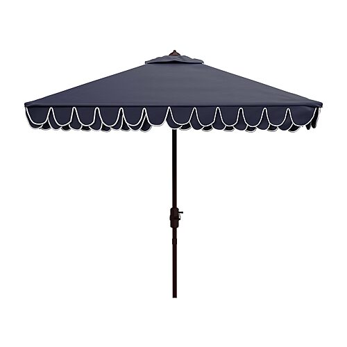 Click here for Elegant 7.5 Square Umbrella - Navy  White prices