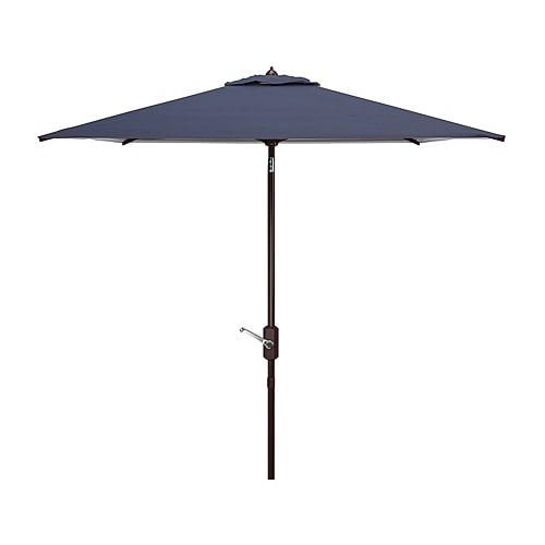 Athens 7.5Square Umbrella - Navy  White