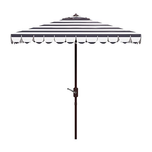 Click here for Vienna 7.5 Square Umbrella - Black  White prices