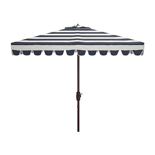 Vienna 7.5 Square Umbrella - Navy  White