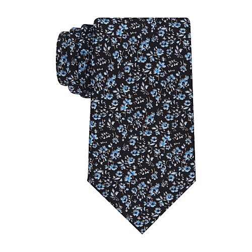 Click here for Stafford Floral Tie  One Size  Black prices
