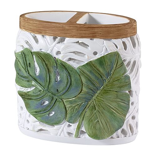 Click here for Avanti Viva Palm Leaf Cut-Out Resin Toothbrush Hol... prices