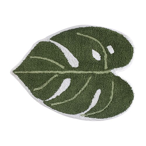 Click here for Avanti Viva Palm Leaf Shaped Cotton Bath Rug  25 x... prices