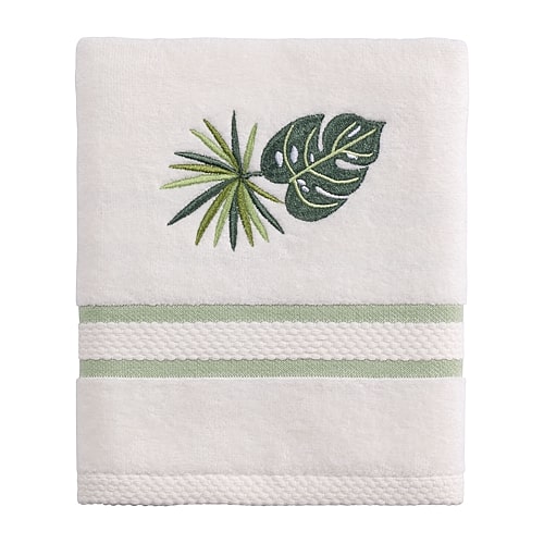 Click here for Avanti Viva Palm Hand Towel  One Size  White prices