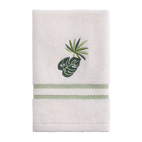 Click here for Avanti Viva Palm Embroidered Cotton Fingertip Towe... prices