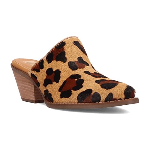 Click here for Dingo Womens Calico Mule - Leopard prices