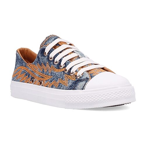 Click here for Dingo Womens Campus Sneaker - Denim prices