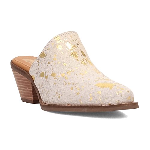 Click here for Dingo Womens Cash Cow Mule - Gold prices
