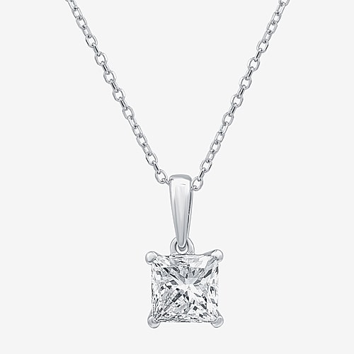 Click here for Womens 1 CT. Lab Grown White Diamond 10K Gold 18 I... prices