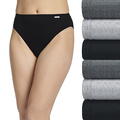 Click here for Elance Cotton French Cut - 6 Pack - 6194  5  Gray prices