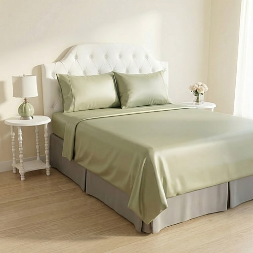 Click here for Knightsbridge Ecosoft 440tc Sheet Set  One Size  G... prices