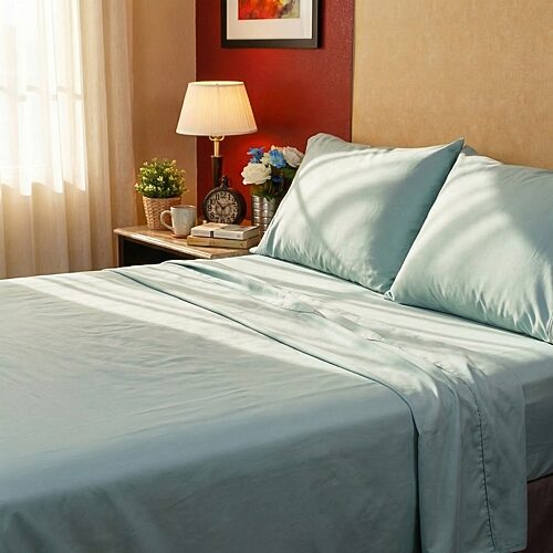 Click here for Knightsbridge Ecosoft 440tc Sheet Set  One Size  B... prices