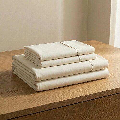Click here for Knightsbridge Ecosoft 330tc Sheet Set  One Size  B... prices
