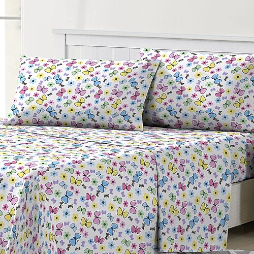 Dream Factory Sweet Butterfly Sheet Sets