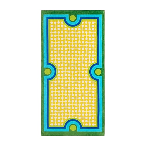 Click here for JONATHAN ADLER Madrid Jacs Beach Towel  One Size... prices