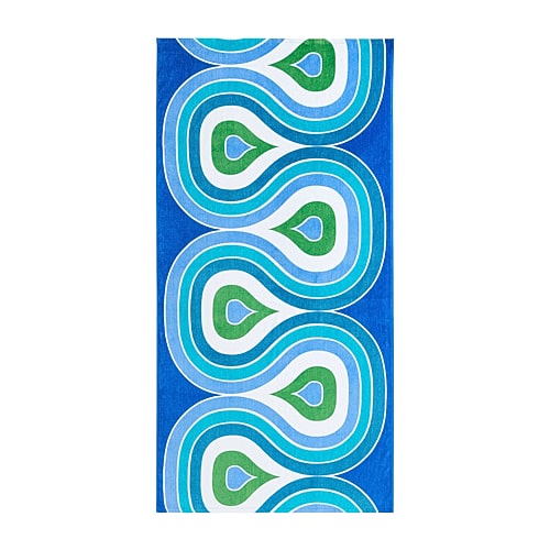 Click here for JONATHAN ADLER Milano Beach Towel  One Size  Blue prices