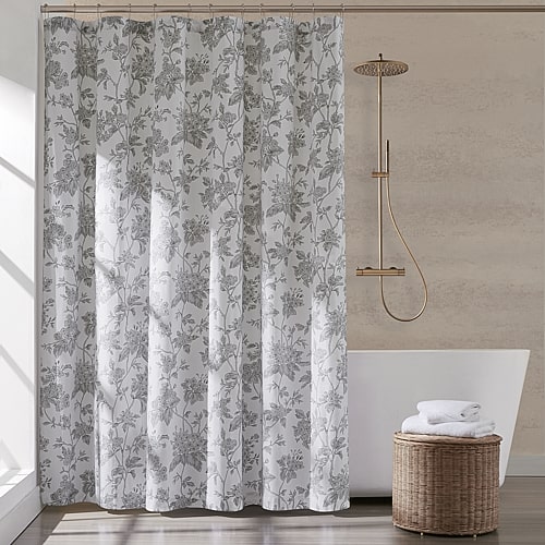 Click here for Brooklyn Loom Mila Floral Shower Curtain  One Size... prices