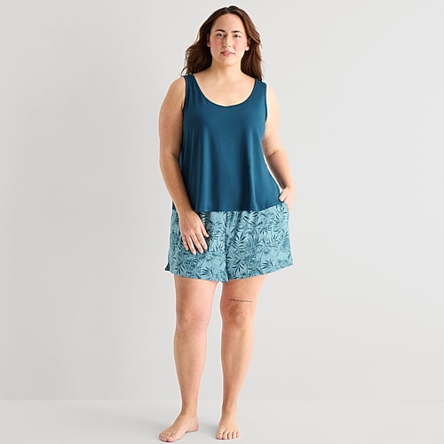 Click here for Ambrielle Womens Sleeveless 2-pc. Plus Pajama Set... prices