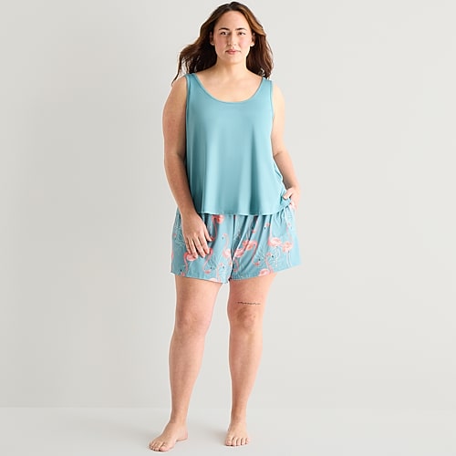 Click here for Ambrielle Womens Sleeveless 2-pc. Plus Pajama Set... prices