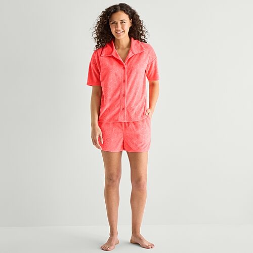Click here for Sleep Chic Womens Short Sleeve Pajama Set  Small... prices
