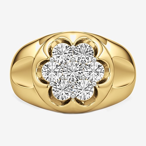 Click here for (G-H / Si2) Mens 1 3/4 CT. T.W. Lab Grown White Di... prices