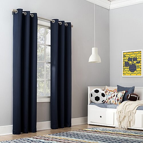 Click here for Riley Kids Bedroom Blackout Grommet Curtain Panel... prices