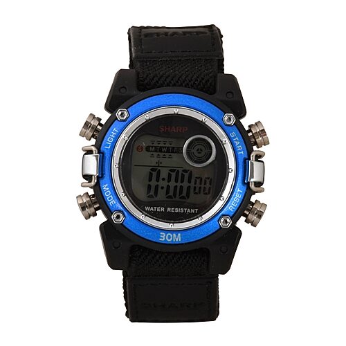 Click here for Sharp Unisex Adult Automatic Digital Black Strap W... prices