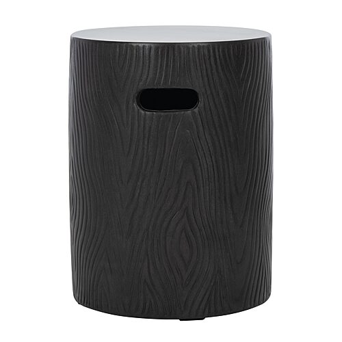Click here for Trunk Concrete Accent Stool - Black prices