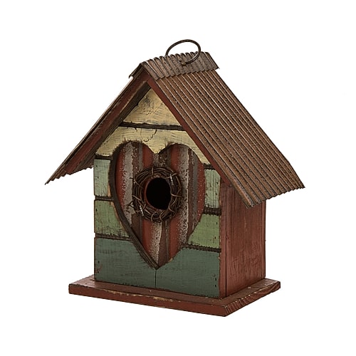 Click here for Glitzhome 8.66 Inch Height Distressed Heart Wooden... prices