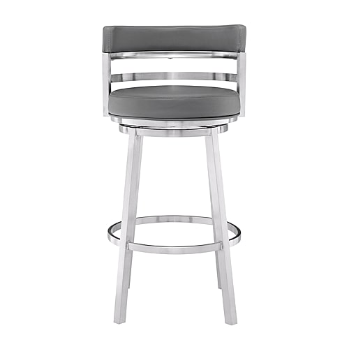 Click here for Titana Swivel Bar Stool  One Size  Gray prices