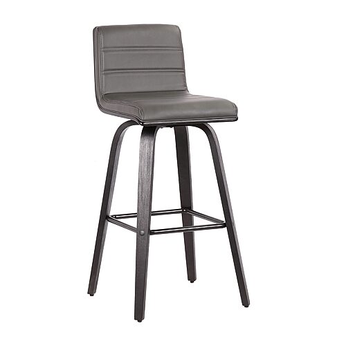 Click here for Vienna Swivel Bar Stool  One Size  Gray prices