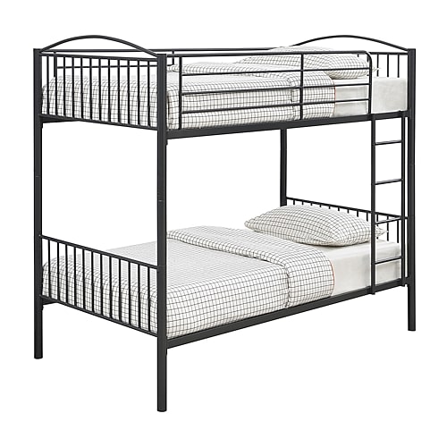 Click here for Anson Twin Over Twin Kids Bunk Bed  One Size  Gray prices