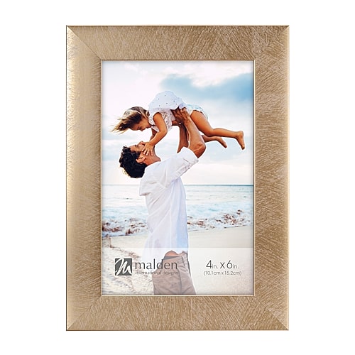 Click here for Malden 5X7 Gold Linear Tabletop Frame  One Size  Y... prices