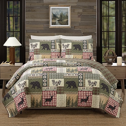 Click here for Modern Heirloom Dorset Reversible Quilt Set  One S... prices