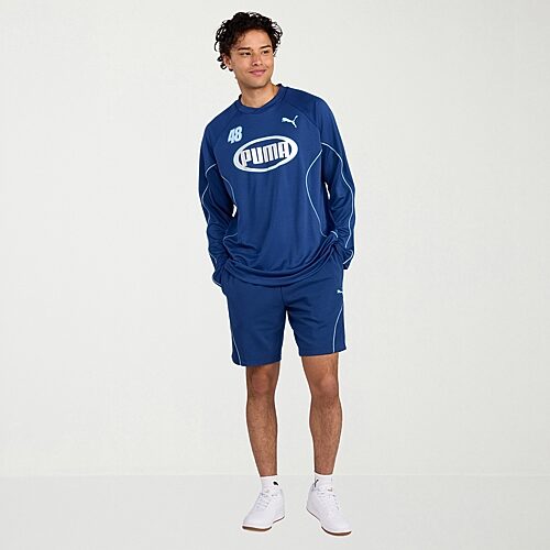 Click here for PUMA Mens 8 Mid Rise Workout Shorts  Medium  Blue prices
