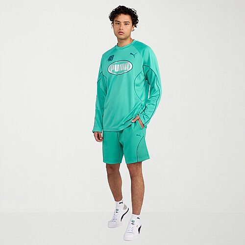 Click here for PUMA Mens 8 Mid Rise Workout Shorts  Large  Green prices