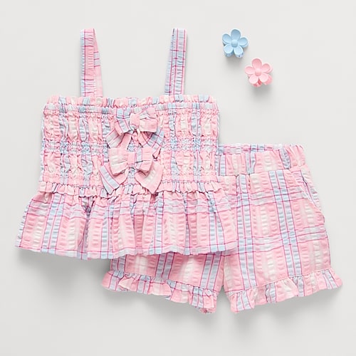 Click here for Btween Toddler Girls 2-pc. Short Set  2t  Pink prices
