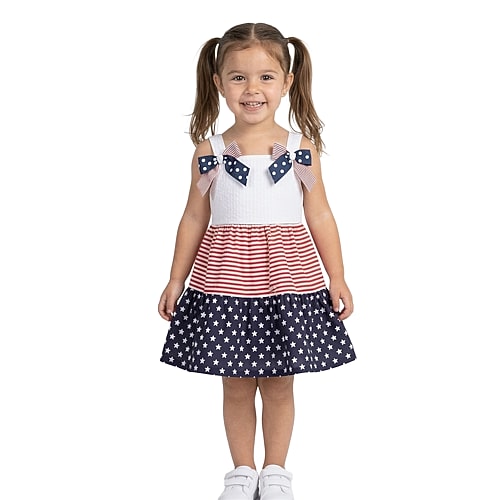 Click here for Bonnie Jean Toddler Girls Sleeveless A-Line Dress... prices